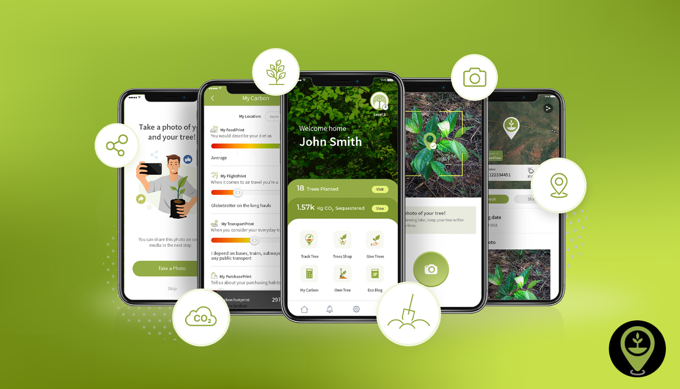 Introducing the next-gen mobile “t(re)e-chnologies” (incl. world's simplest carbon calculator ...